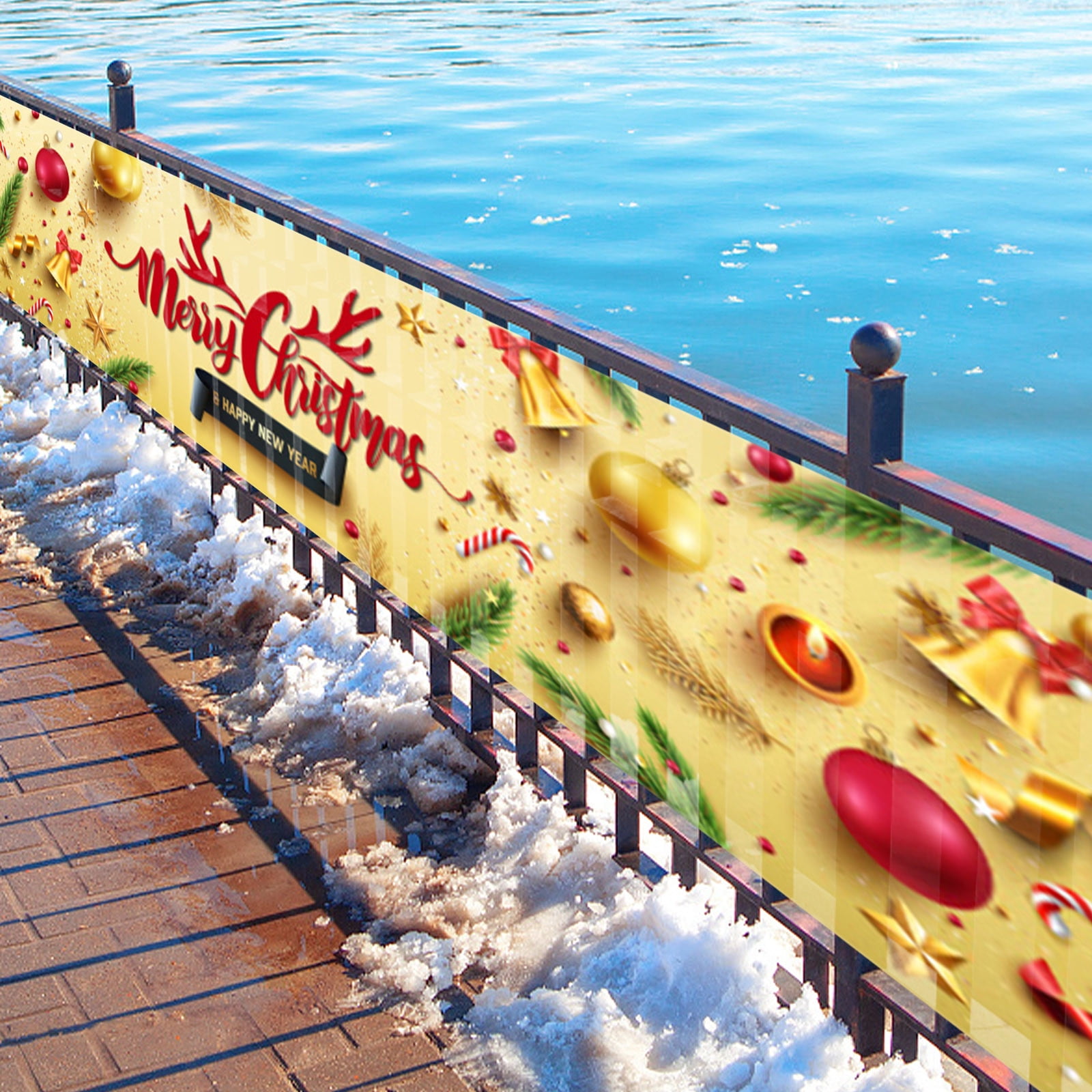 Werulen Decor Christmas Popular Pick Christmas Banner Outdoor - 98 ...