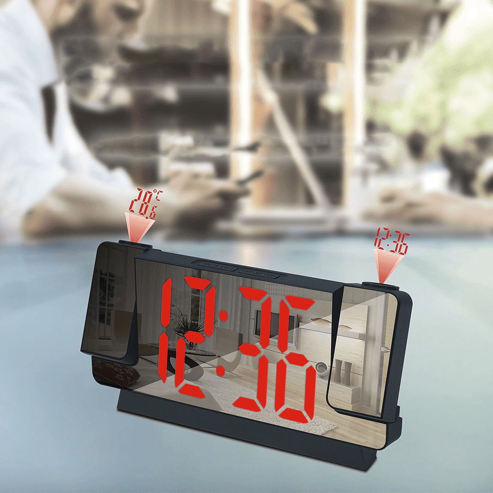 Werulen Digital Alarm Clock Up To 51% Off Projection Alarm Clock New ...