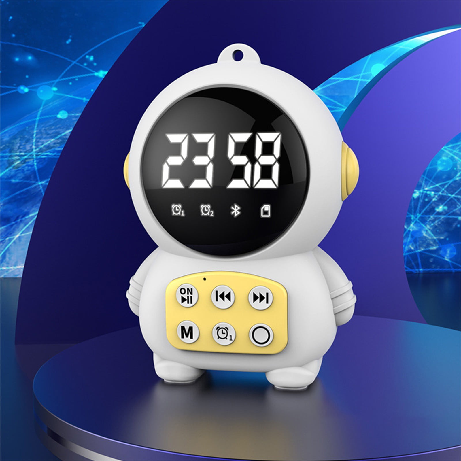 Werulen Digital Clock with Modern Design Popular Pick Space Robot ...