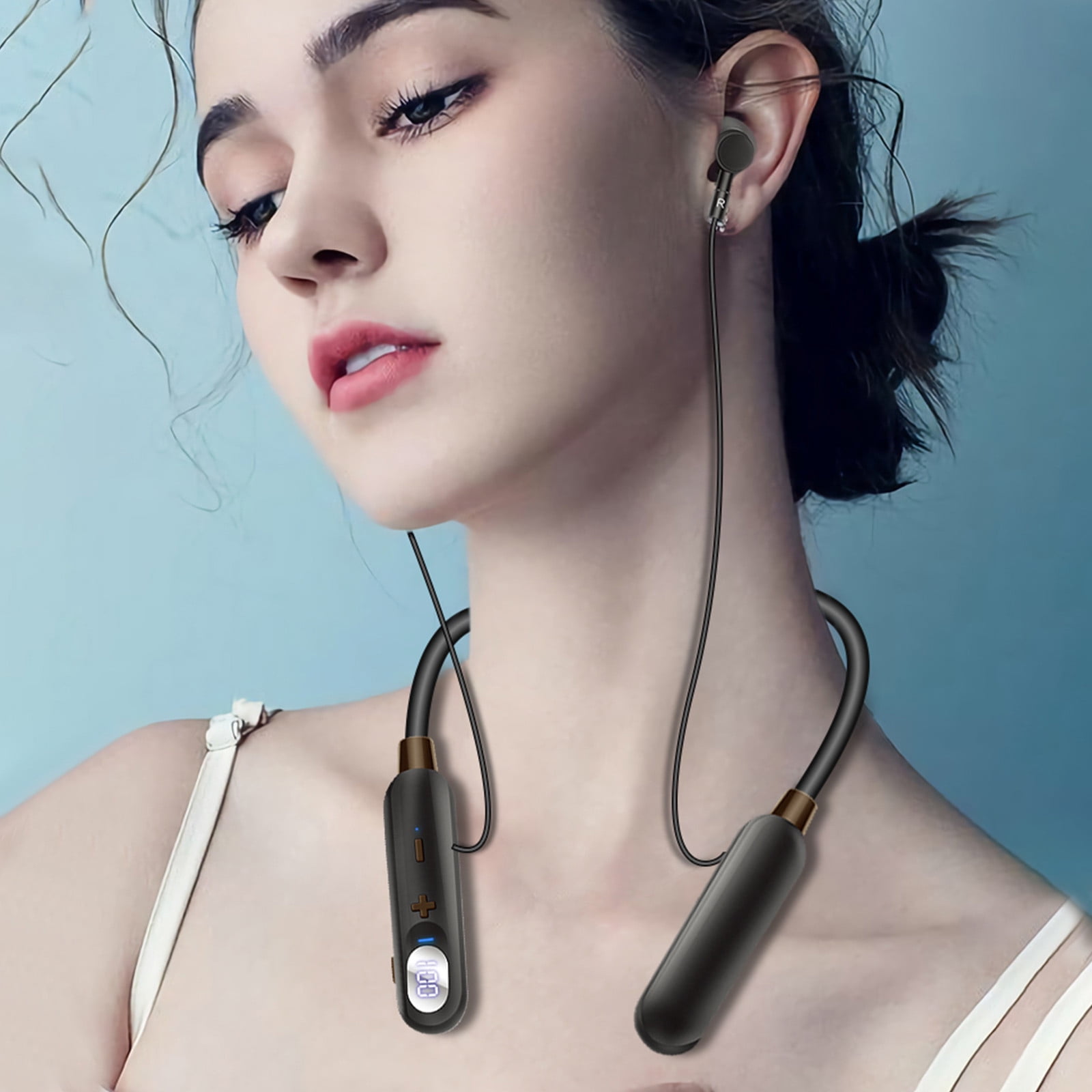 Werulen Ear Bud Clearance Neckband Bluetooth Headphones,HD Stereo ...