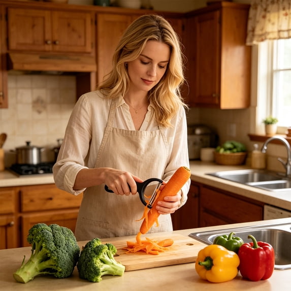 Werulen Stainless Steel Fruit Peeler, Vegetable Melon Potato Peeler ...