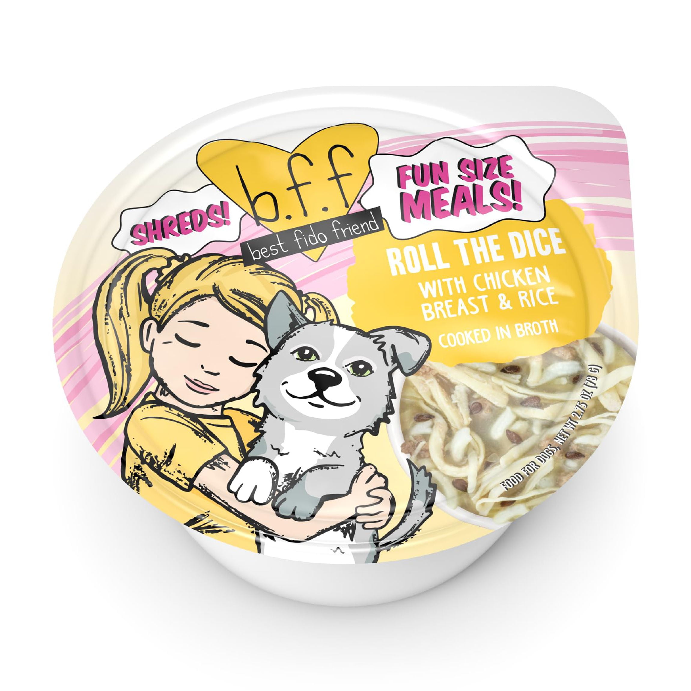 Weruva Best Fido Friend SBF3 Fun Size Meals for Dogs, Roll The Dice, 2 ...