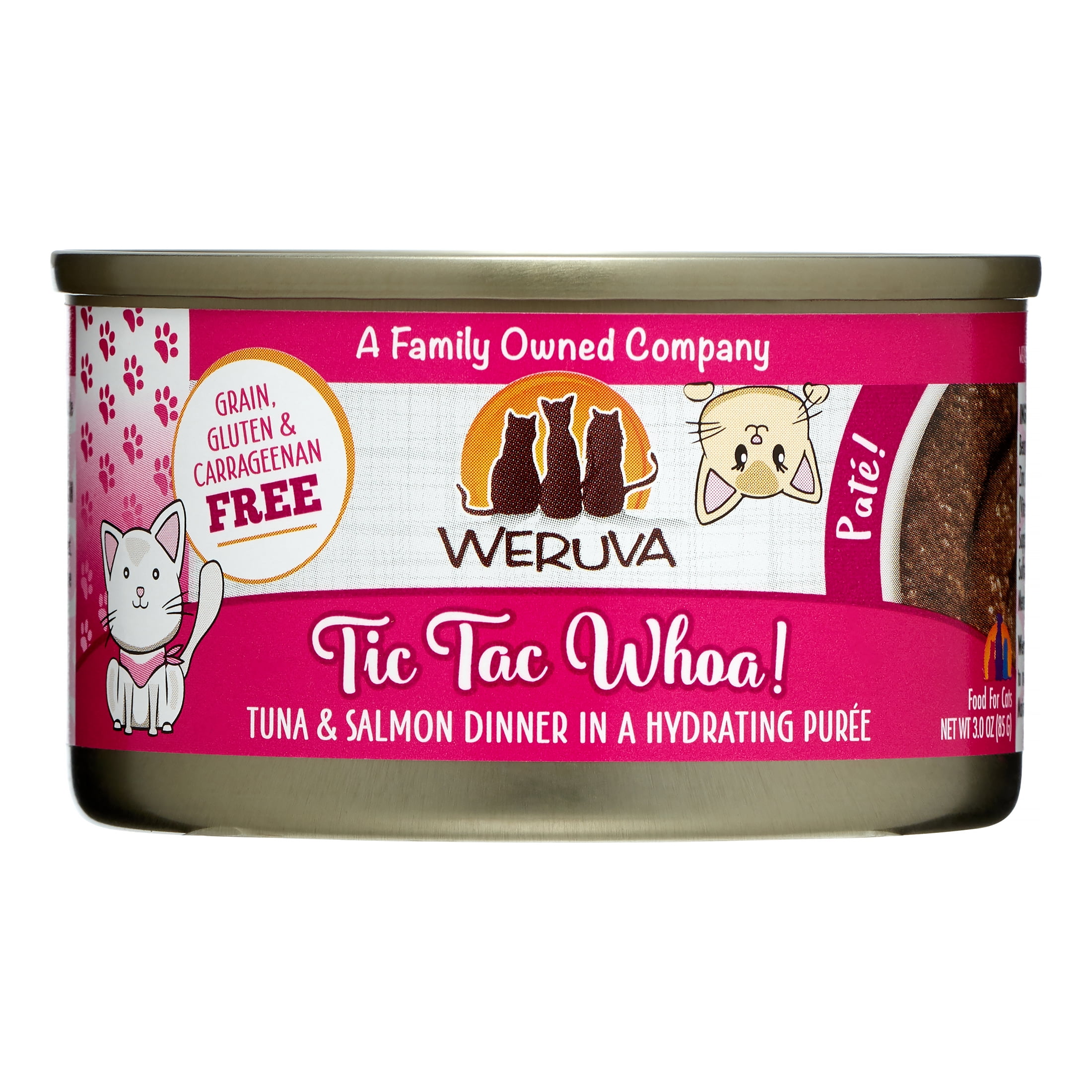 Weruva Tic Tac Whoa Wet Cat Food, (12) 3 oz. Cans - Walmart.com
