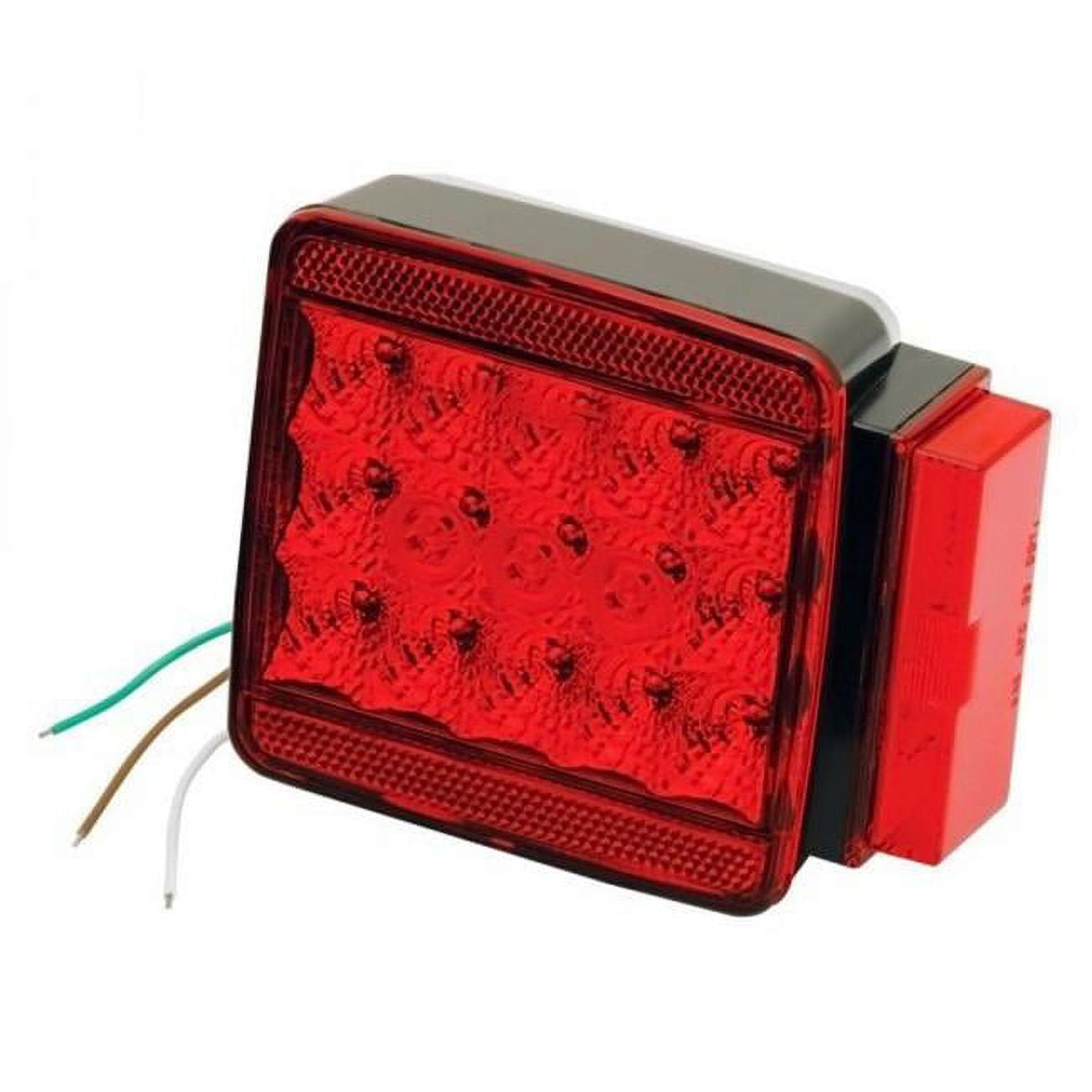 Wesbar 273058 80 ft. Passenger Side Submersible Square LED Tail Light ...