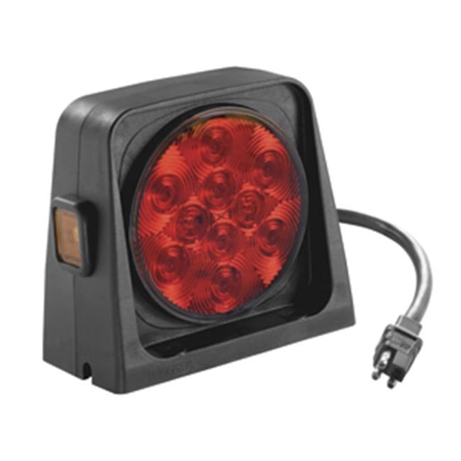 Wesbar 54209-006 Dual Agricultural Led Light With Amber, Red, 10.75 x 3 ...