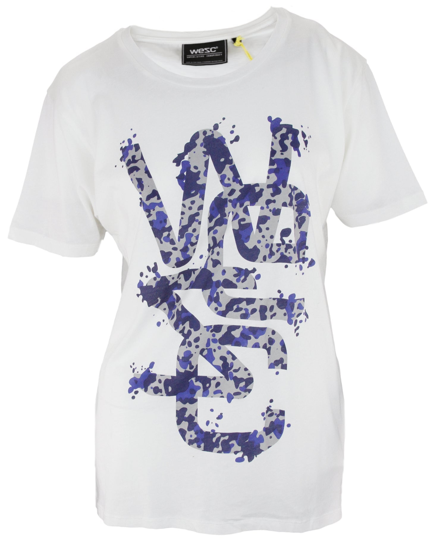 Wesc Women's Gravel Overlay Logo Short Sleeve Shirt Brand Shirt, Color ...