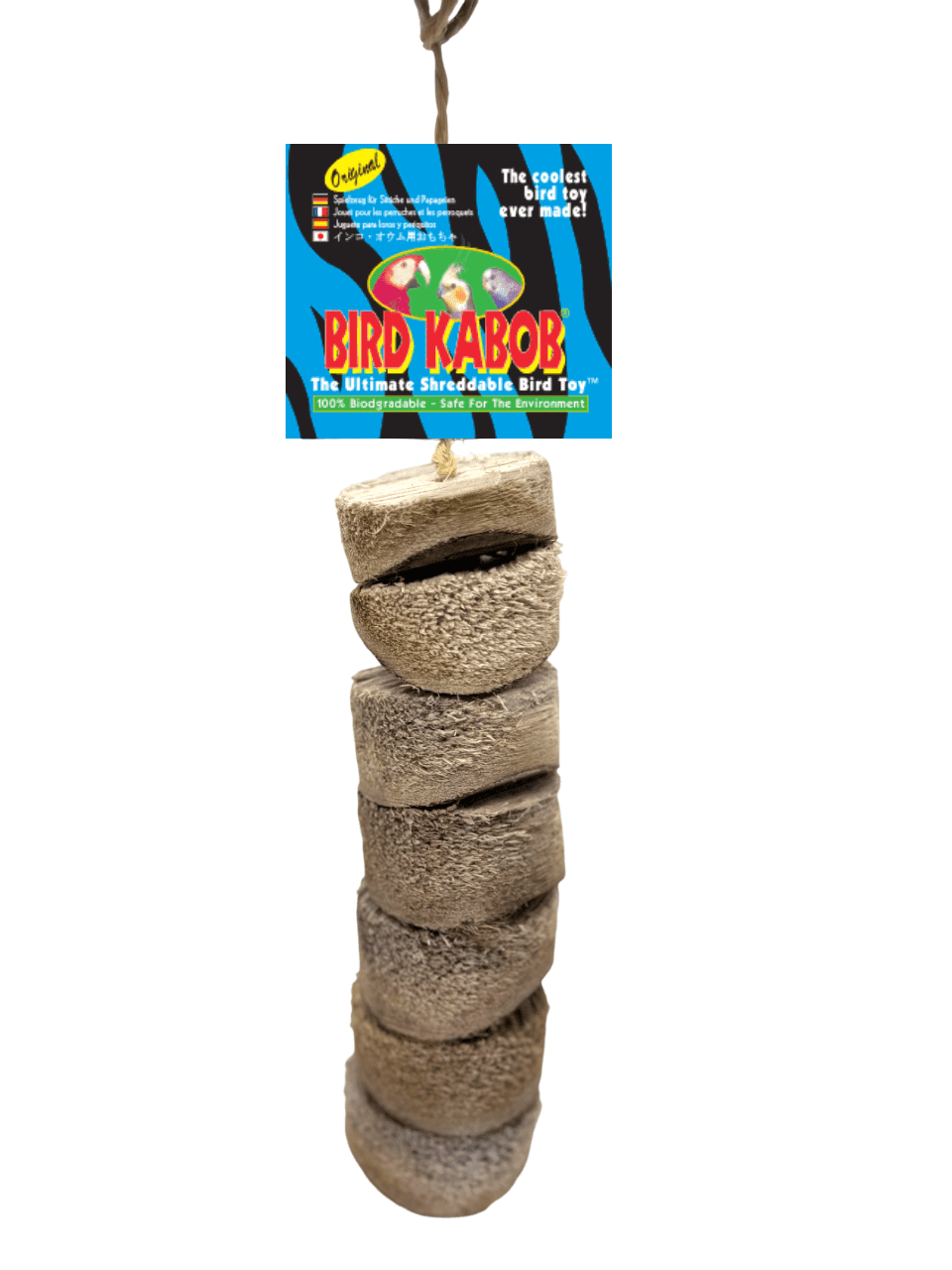 Bird Kabob® Original - The Ultimate Shreddable Bird Toy™ - Walmart.com