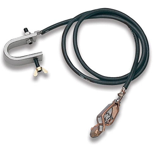 Wesco Drum Grounding Wire 272032 - 3' with C-Clamp & Alligator Clip ...