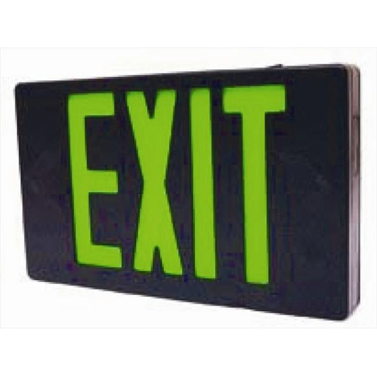 Wesco LED Exit Sign Green Letter - White Housing - Walmart.com