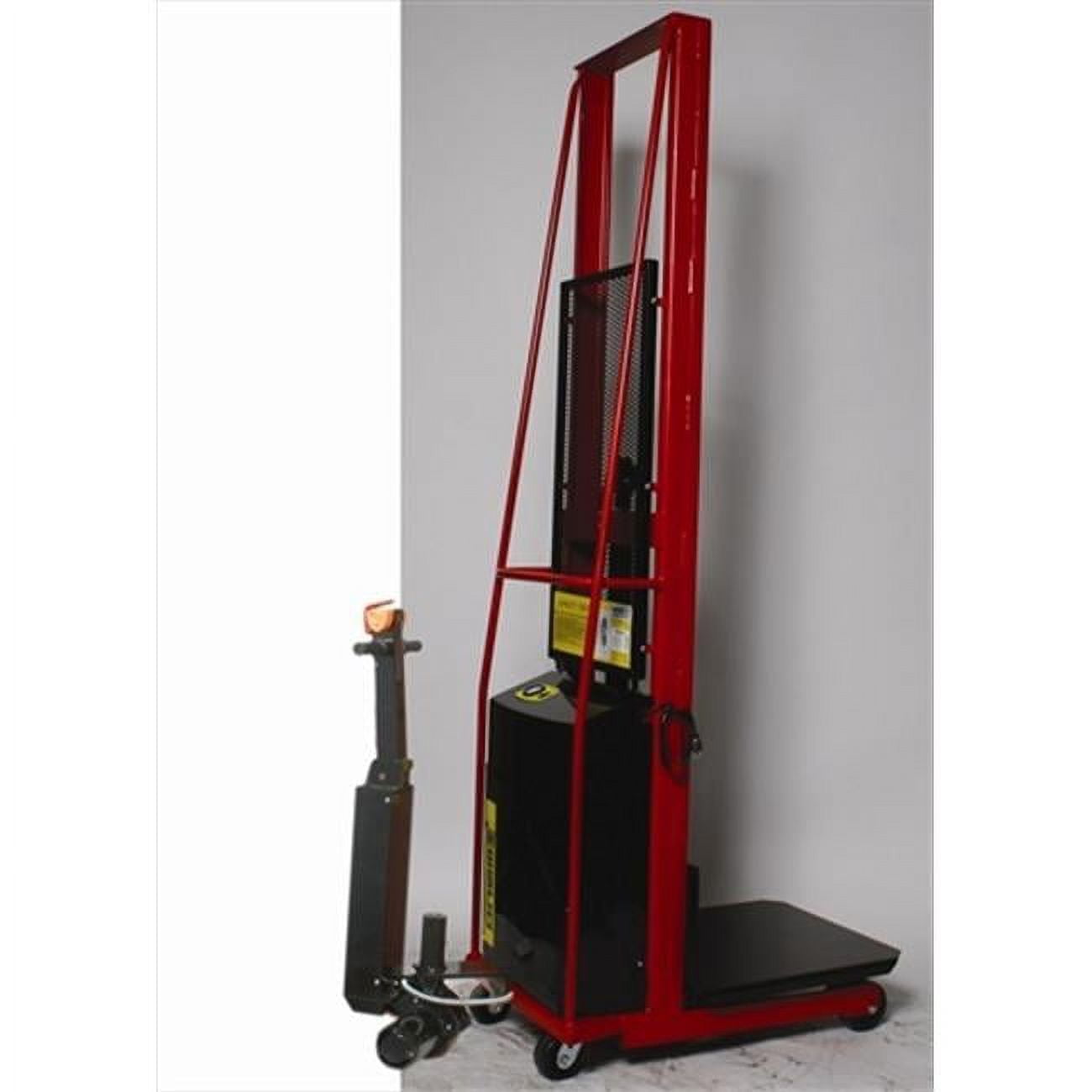 Wesco Large Platform Powered Stacker With Power Drive System 60 in ...