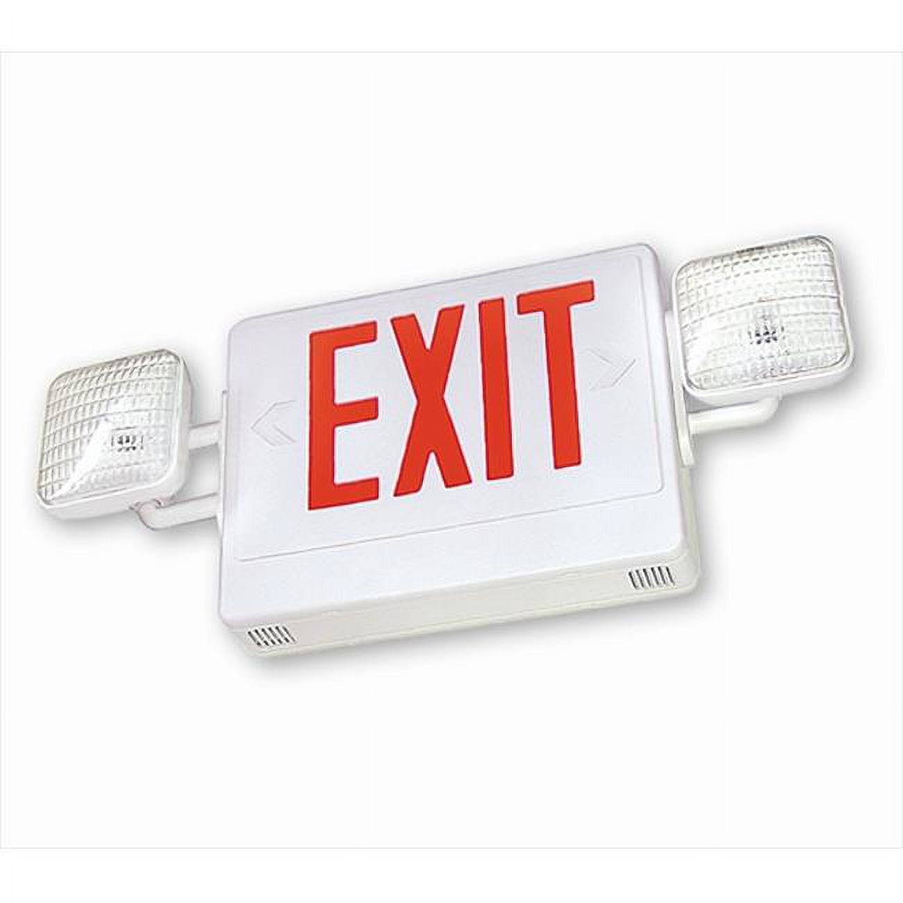 Wesco XT-C-RCU2GWRC Remote Capable LED Exit Sign Incandescent Emergency ...