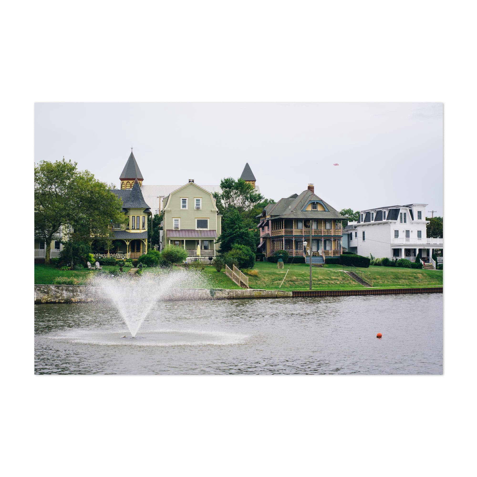 Wesley Lake - Asbury Park New Jersey Photography Architecture Vintage ...