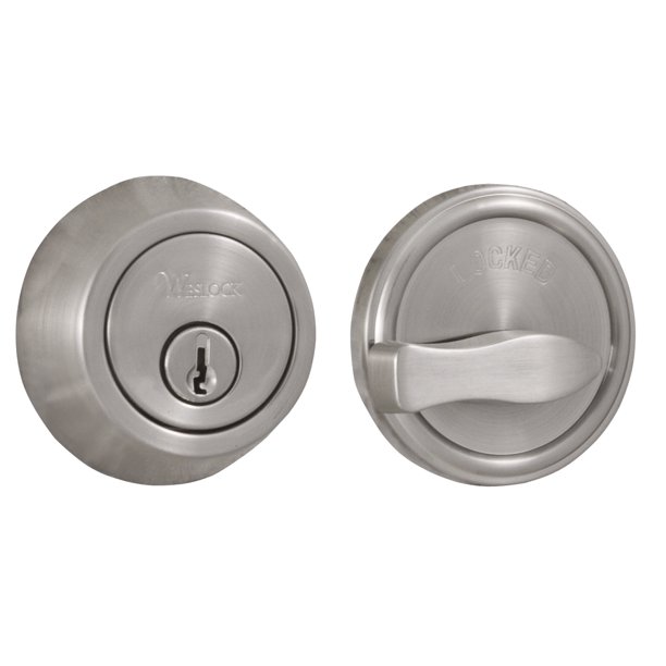 Weslock 00671-N-NSL23 600 Series Single Cylinder Deadbolt with ...