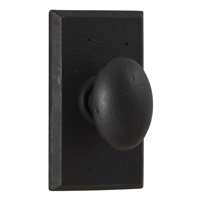 Weslock 07305M2--0020 Durham Square Half Dummy Lock Black Finish ...