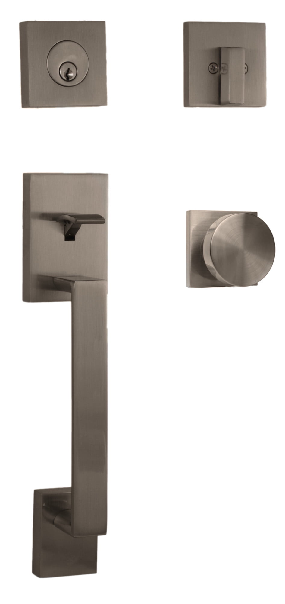 Weslock 02880-N4NFR2D Brookside Deadbolt Keyed One Side Handle Set with ...