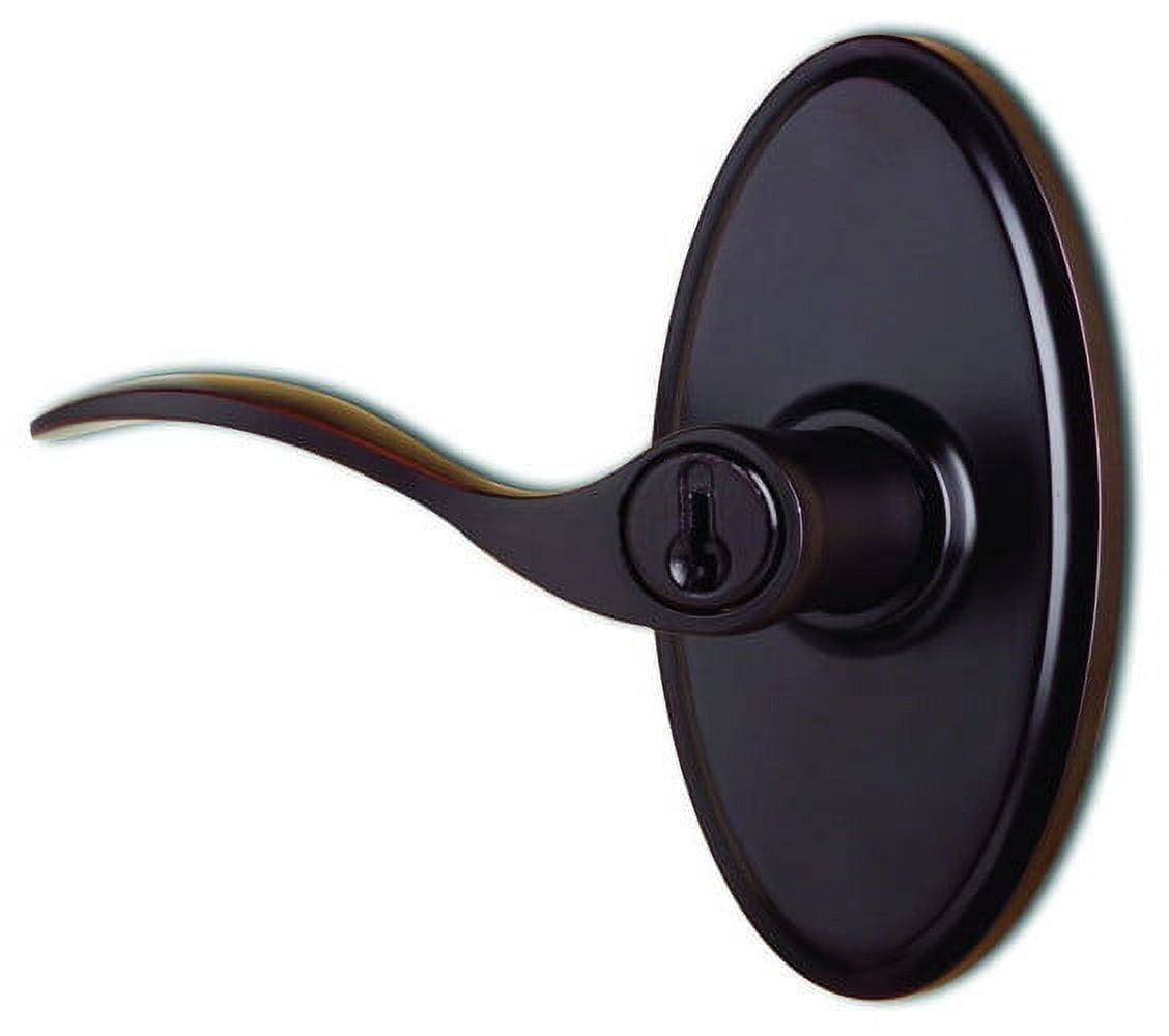 Weslock Left Hand Bordeau Oval Entry Lock with Adjustable Latch & Full ...