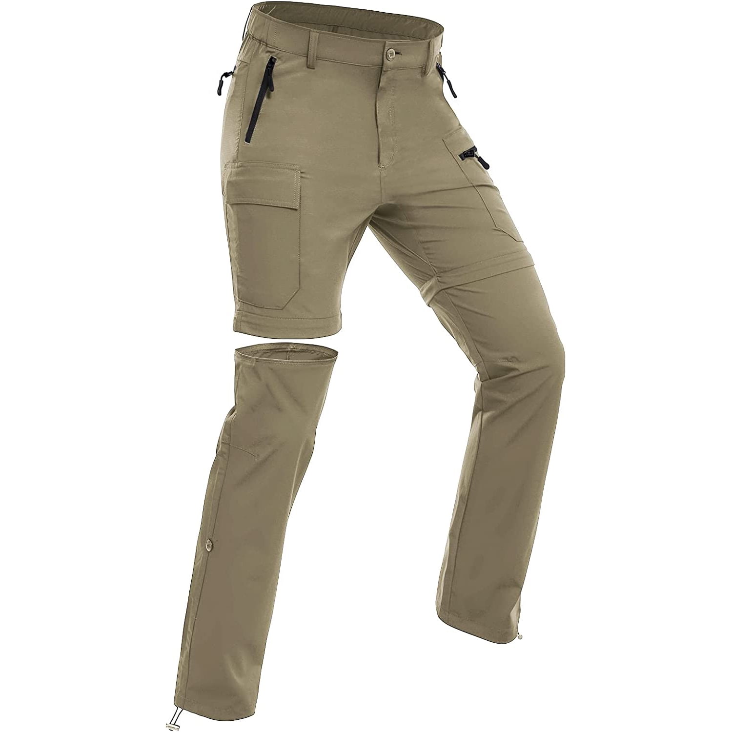 Wespornow Womens Quick Dry Zip Off Convertible Hiking Pants with 5 Pockets Camping Travel Safari ...