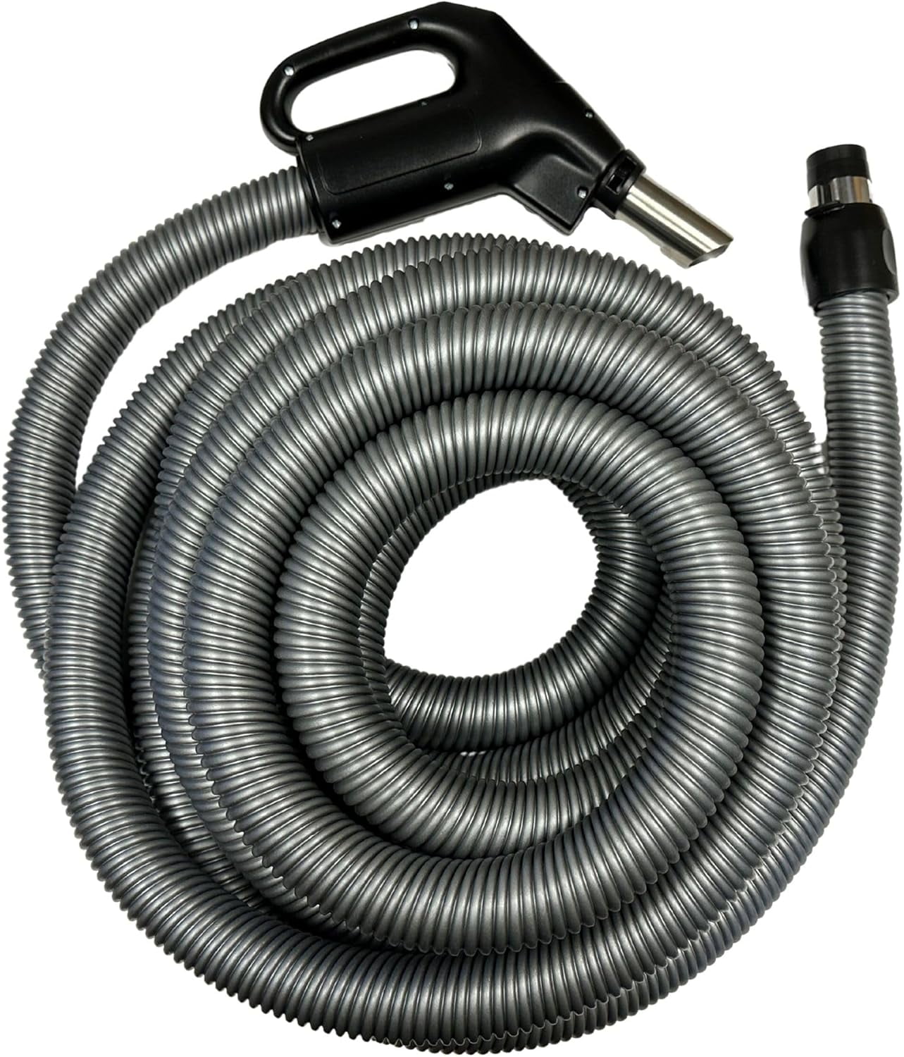 Wessel-Werk Central Vacuum Hose, 33 ft., Low-Voltage Crushproof with On ...
