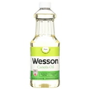 Wesson Pure Cooking Vegetable Oil, Cholesterol Free Soybean Food Oil ...