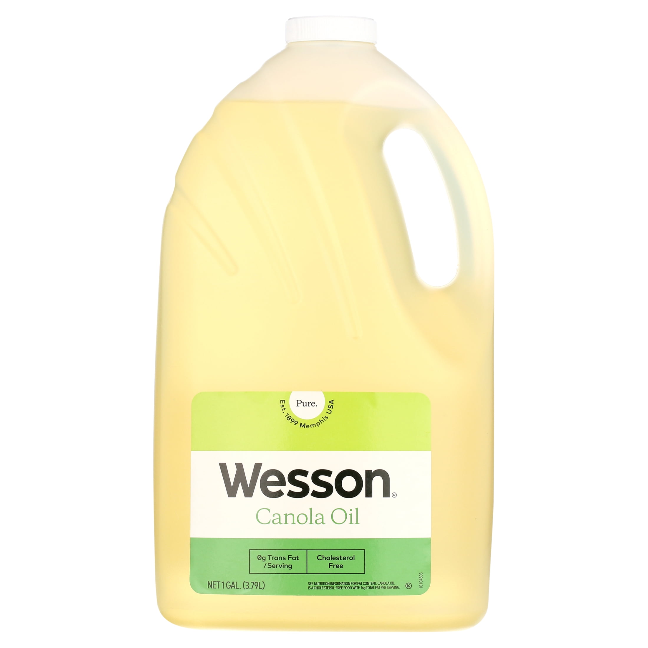 Wesson Pure Canola Oil 128 fl oz Premium Cooking Oil - Walmart.com
