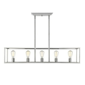 Golden Lighting Finley Collection 4-Light Vintage Sage Pendant with ...