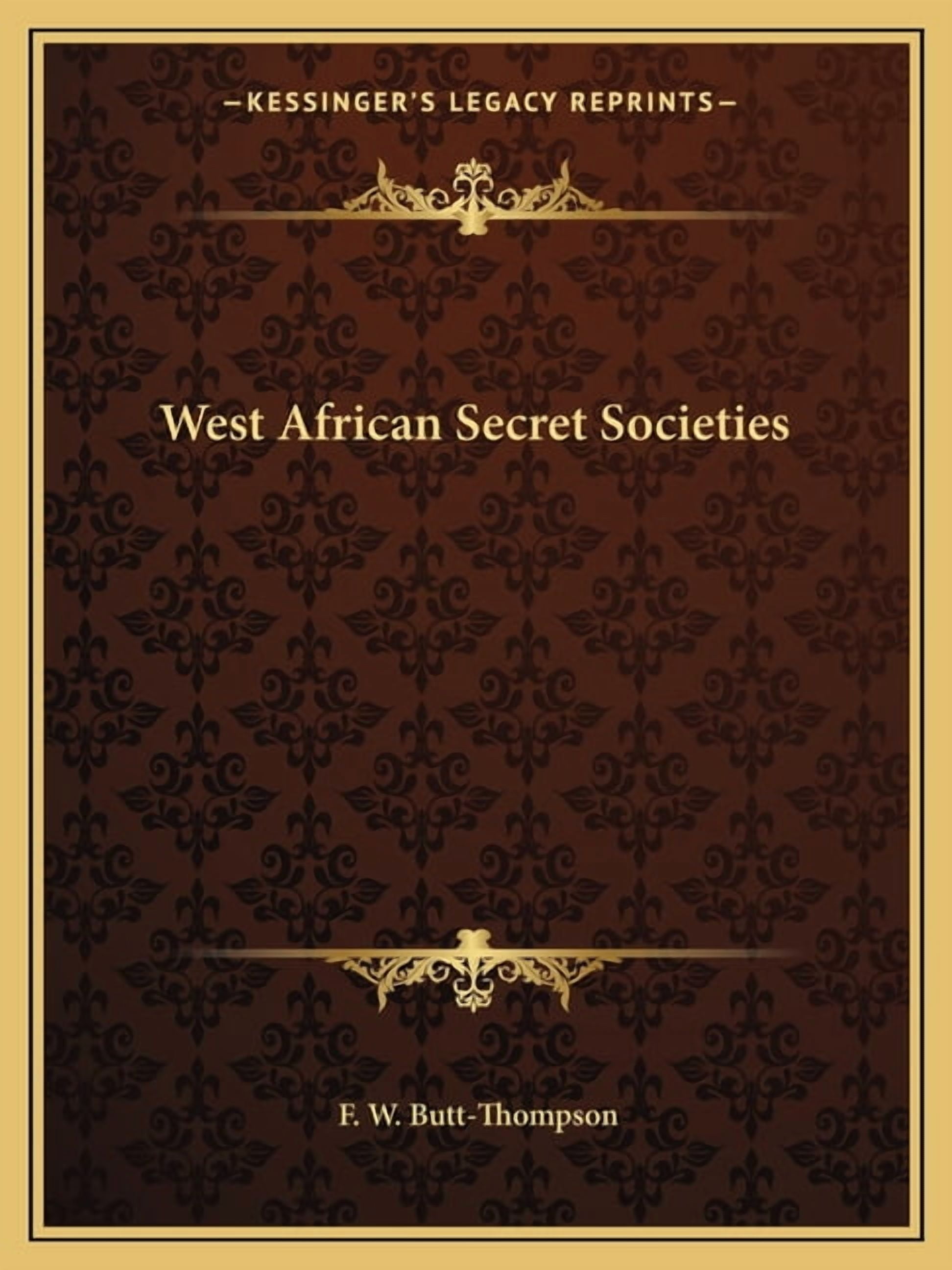 West African Secret Societies (Paperback) - Walmart.com
