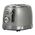 West Bend 2-Slice Stainless Steel Toaster Retro-Style with 4 Functions ...