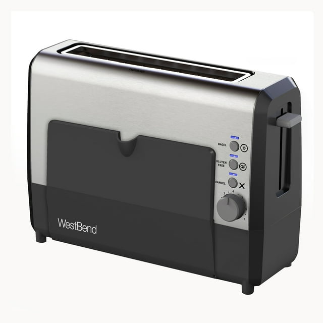 West Bend QuikServe Compact 2-Slice Toaster with Extra Wide Slots and ...