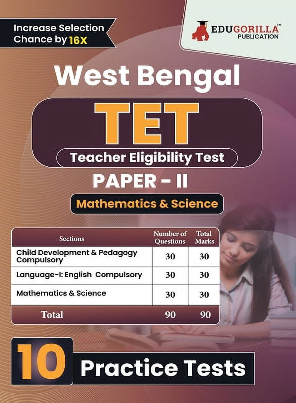 West Bengal TET Paper - II (Science & Mathematics) Exam Book 2023 ...