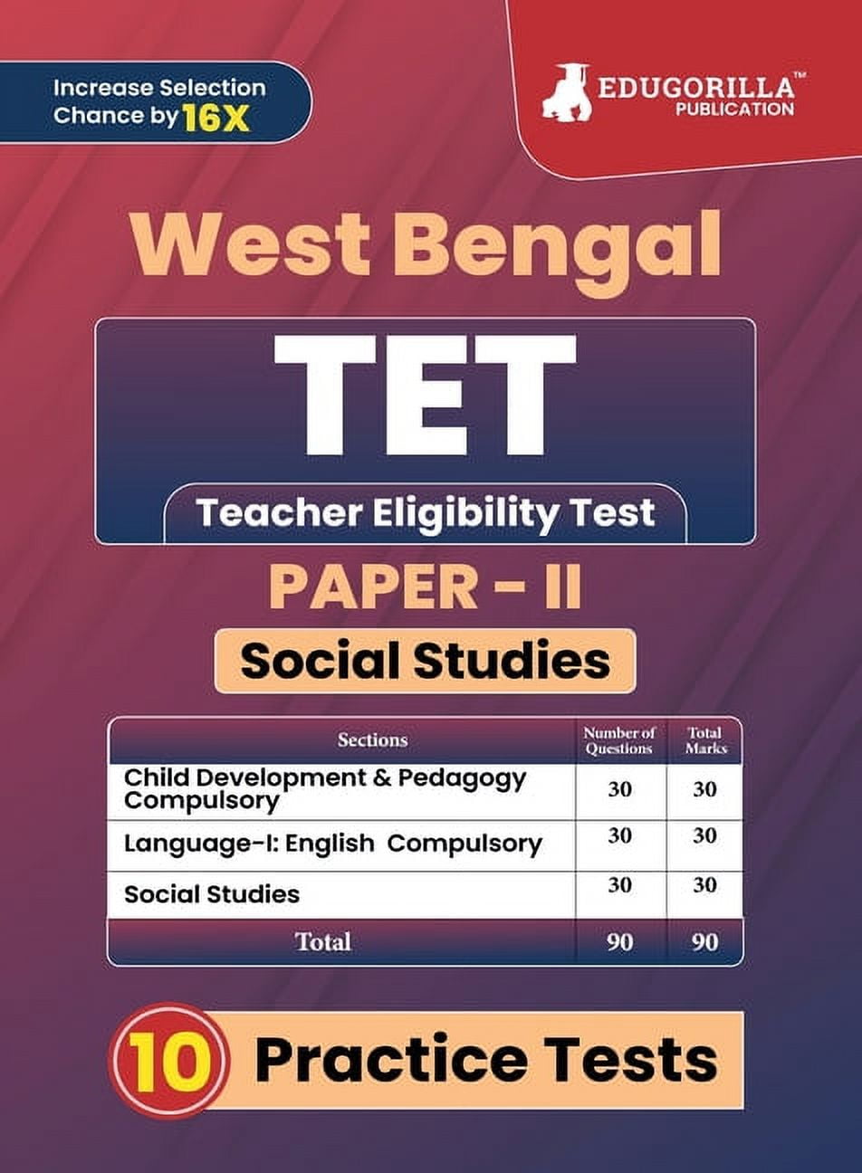 West Bengal TET Paper - II (Social Studies) Exam Book 2023 (English ...