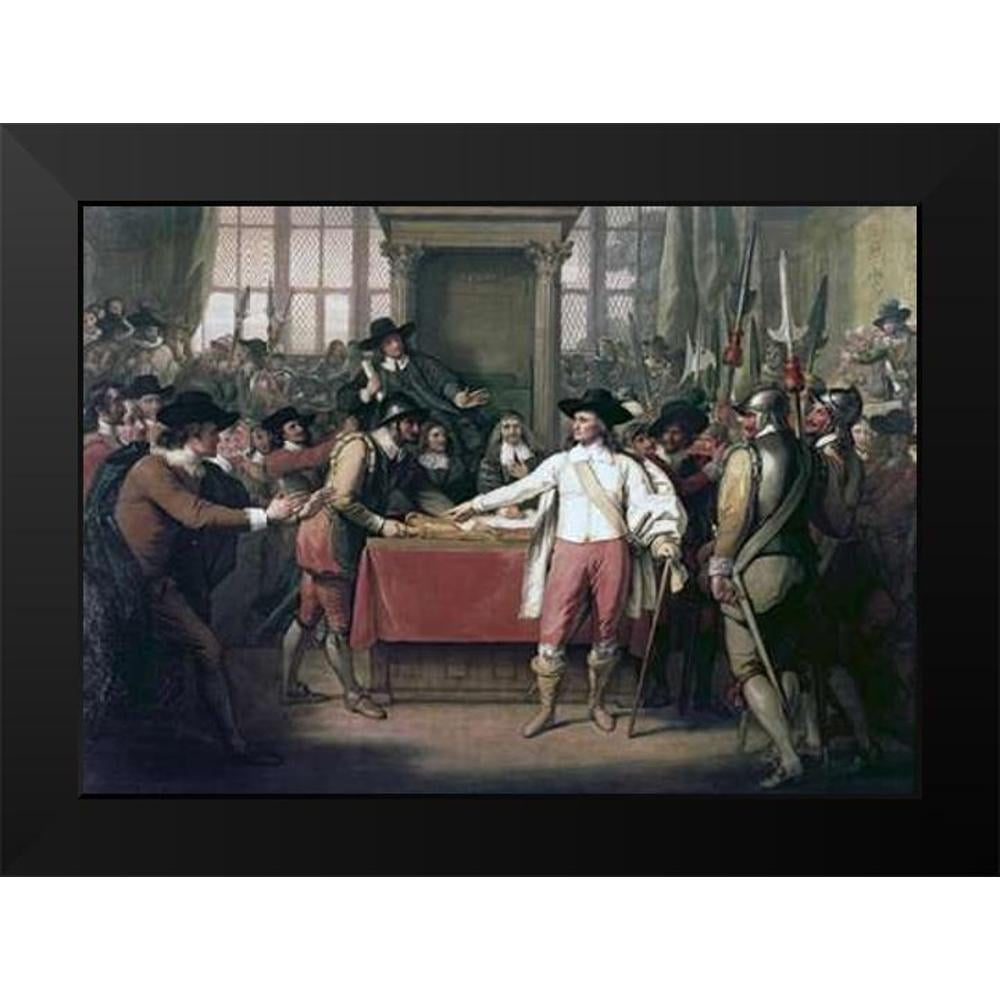 West, Benjamin 24x18 Black Modern Framed Museum Art Print Titled ...