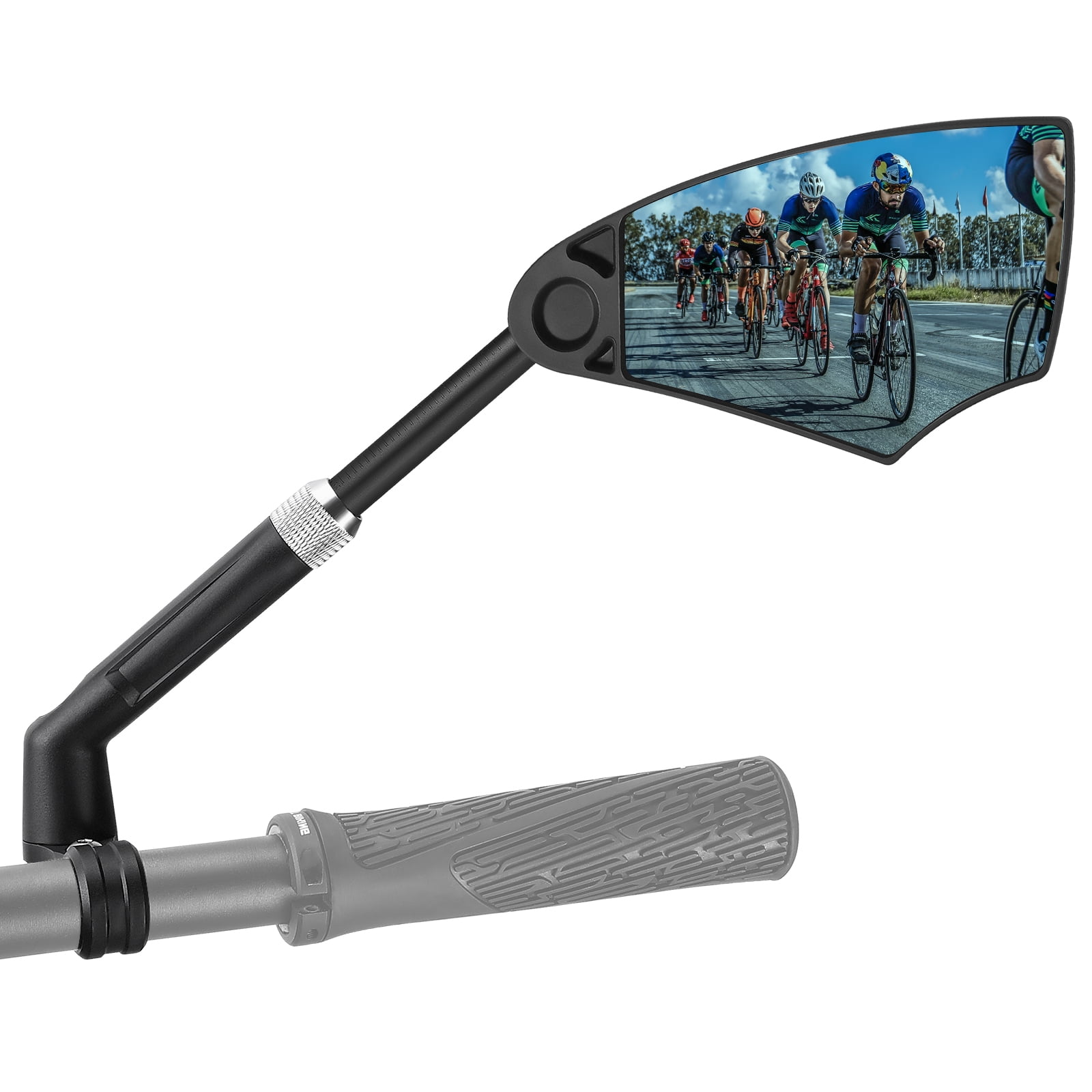 West Biking Anti-Glare Bike Mirror, Screw Mount Adjustable Handlebar ...