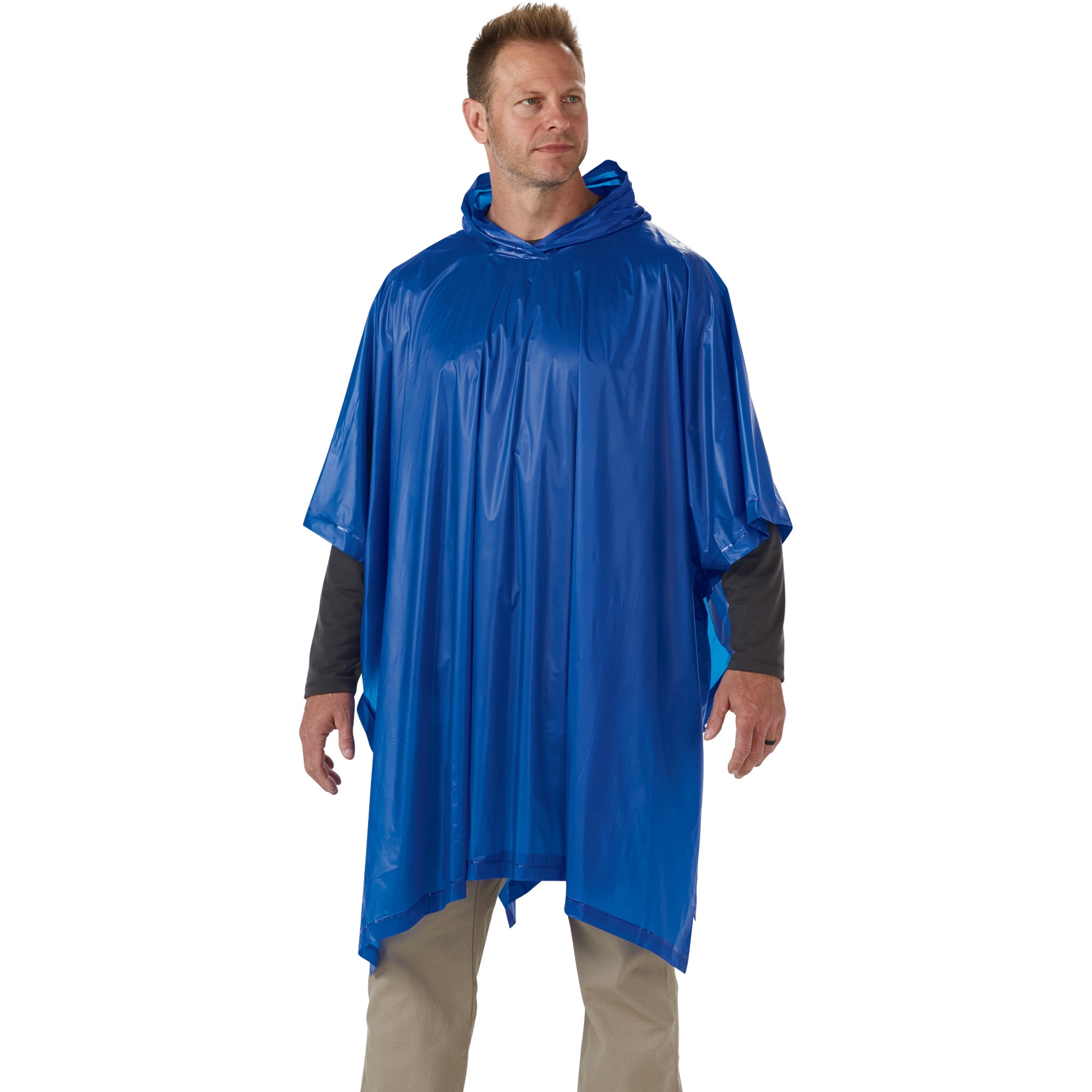 West Chester Protective Gear One-Size-Fits-Most PVC Poncho, Blue, Model ...