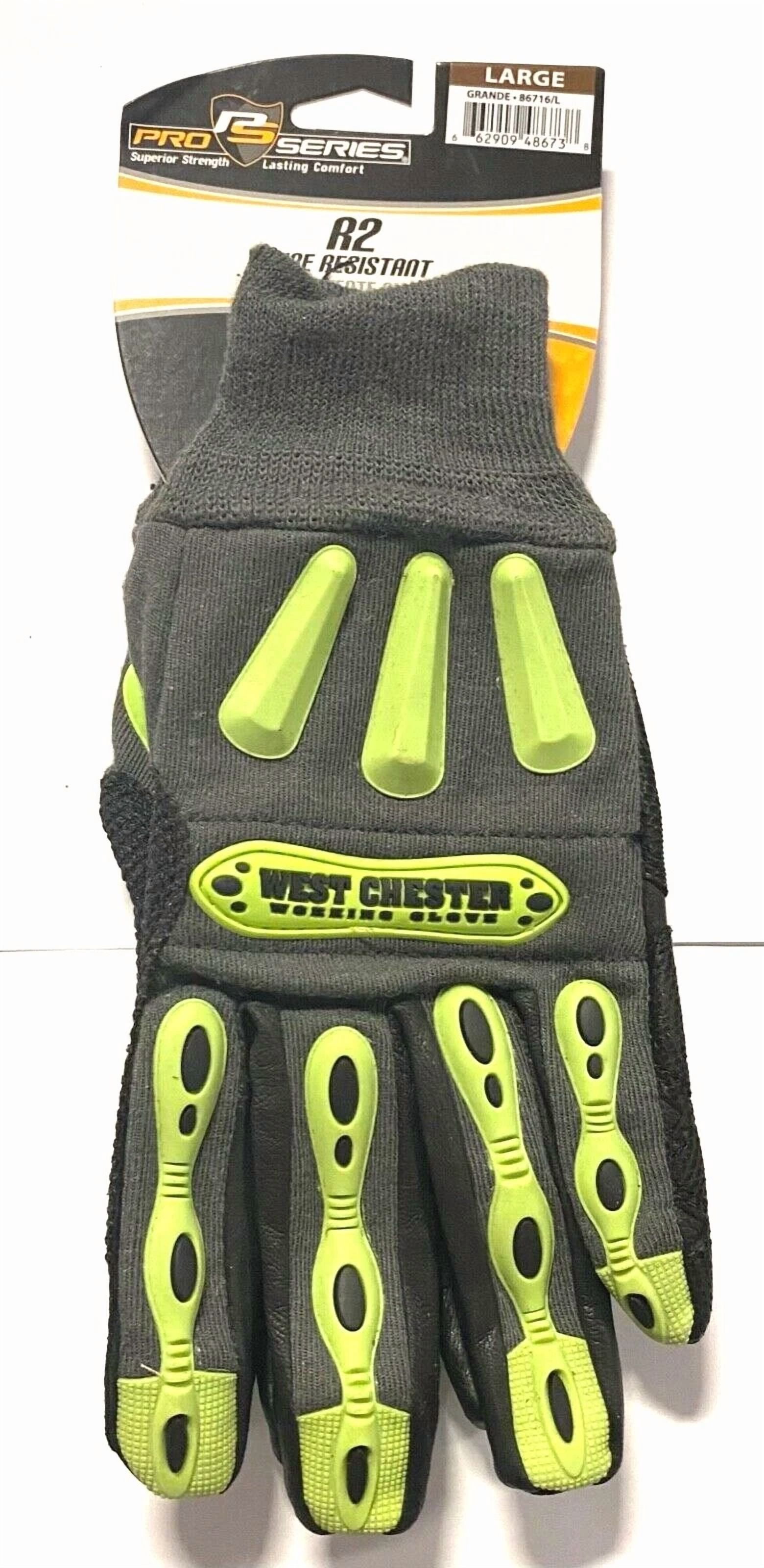 West Chester R2 Fire Resistant Work Glove Goat Skin Leather Gloves Size ...