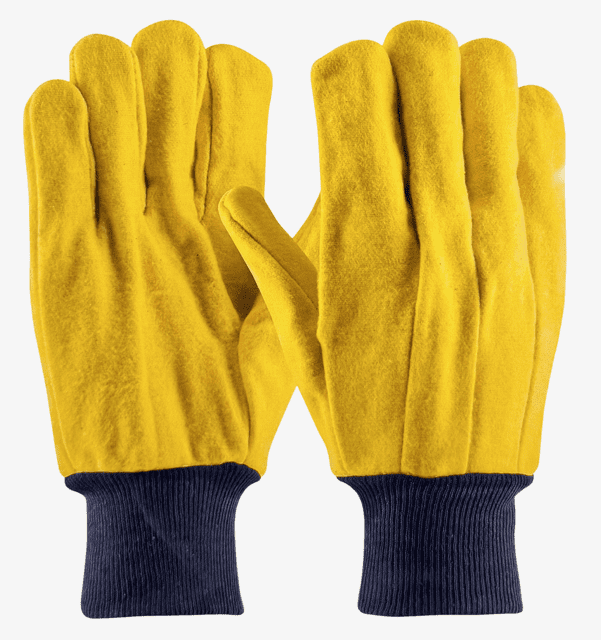 West Chester Yellow Chore Gloves Knit Wrist Size Large 1 Dozen ...