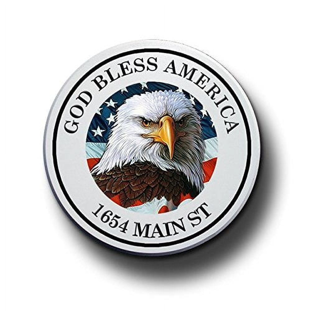 West Coast Curb-N-Sign Bald Eagle House Plaque - Walmart.com