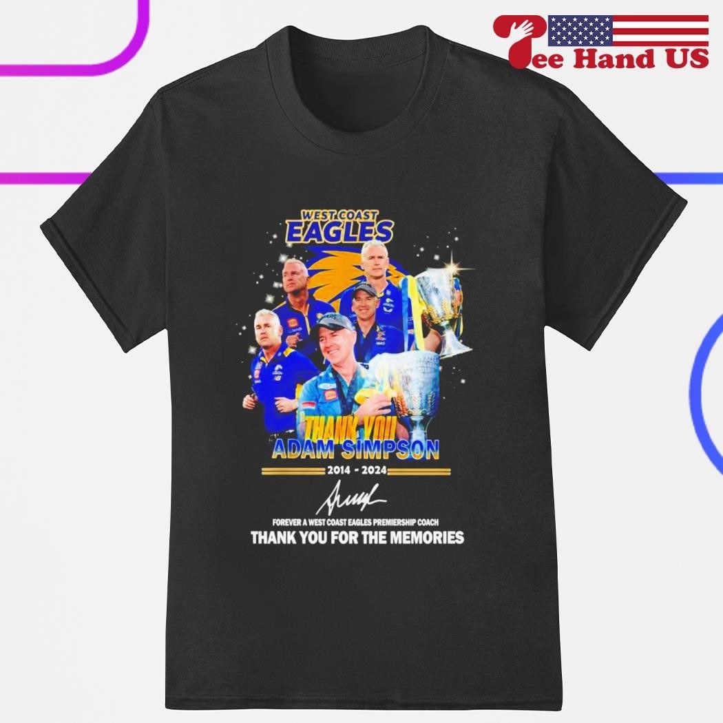 West Coast Eagles Thank You Adam Simpson 2014-2024 Thank You For The ...