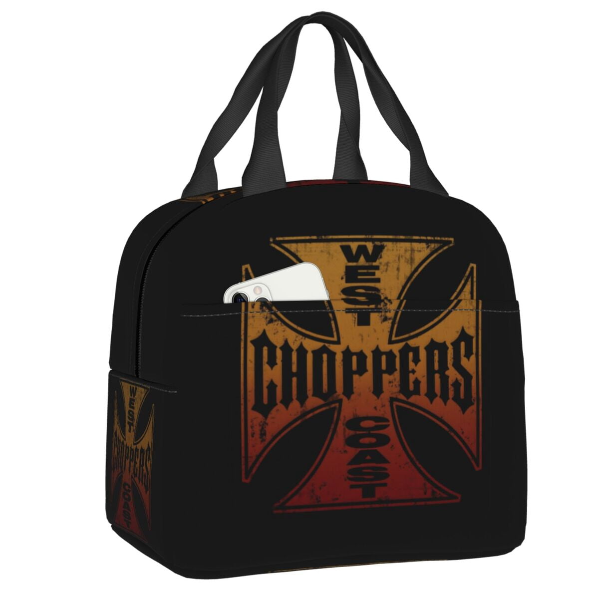 West Coast Iron Cross Choppers Lunch Box Warm Cooler Thermal Food ...