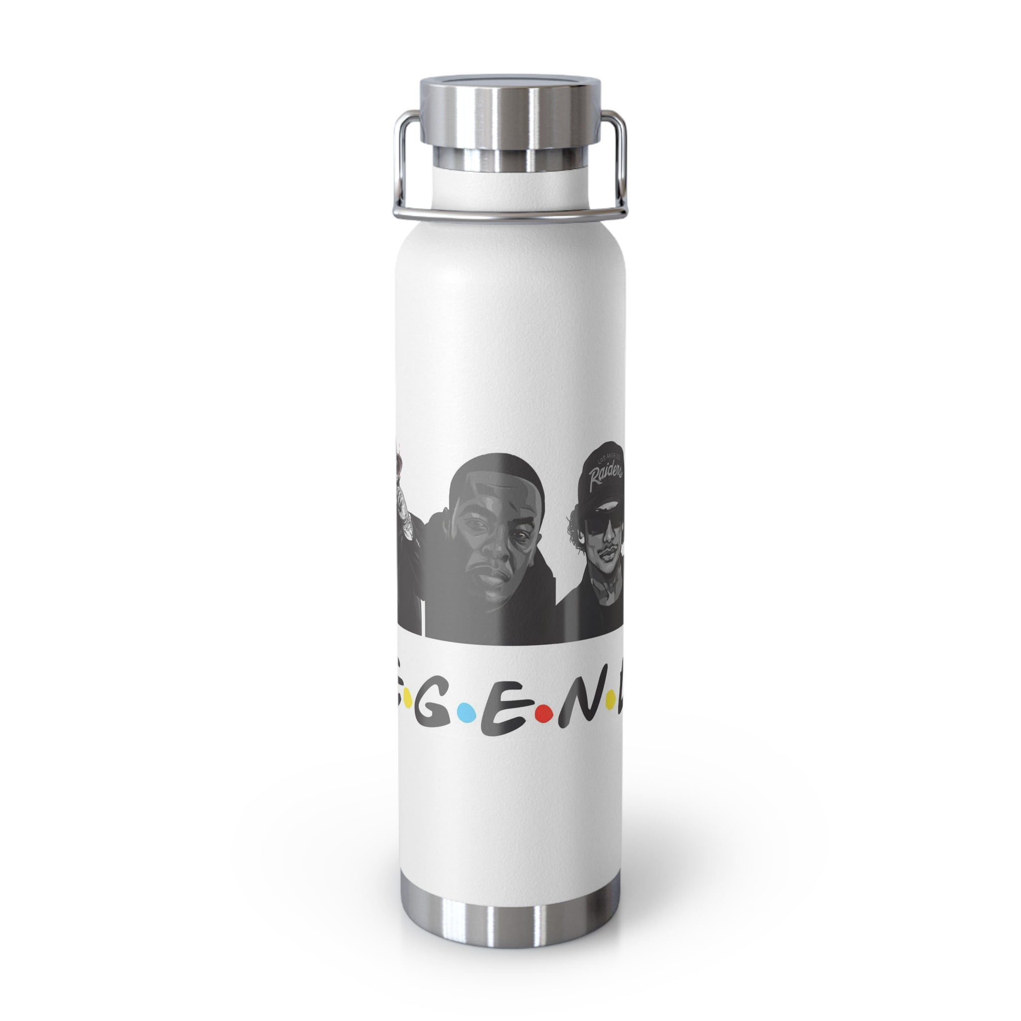 West Coast Legends Rapper Logo on 22oz Copper Vacuum Insulated Bottle ...