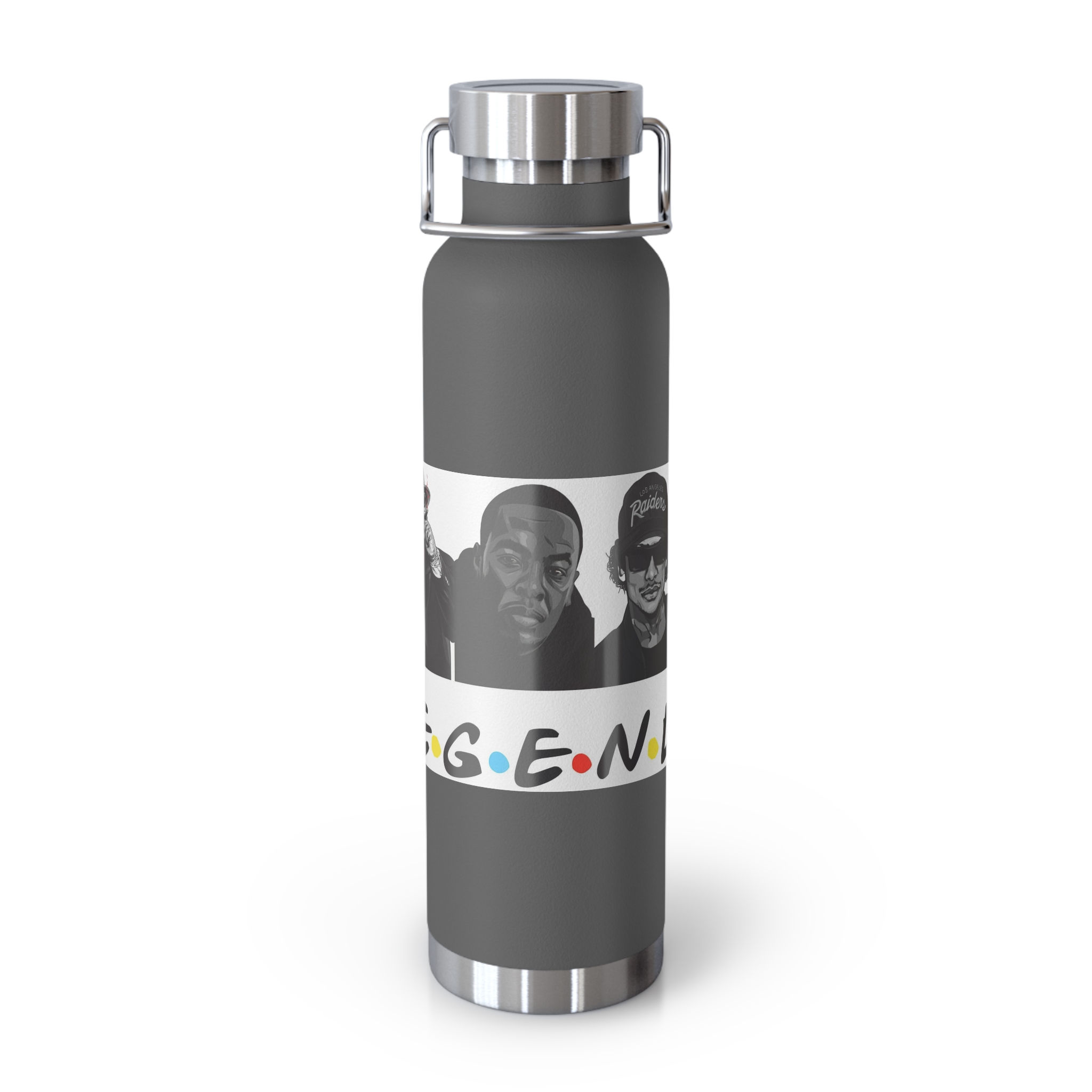 West Coast Legends Rapper Logo on 22oz Copper Vacuum Insulated Bottle ...