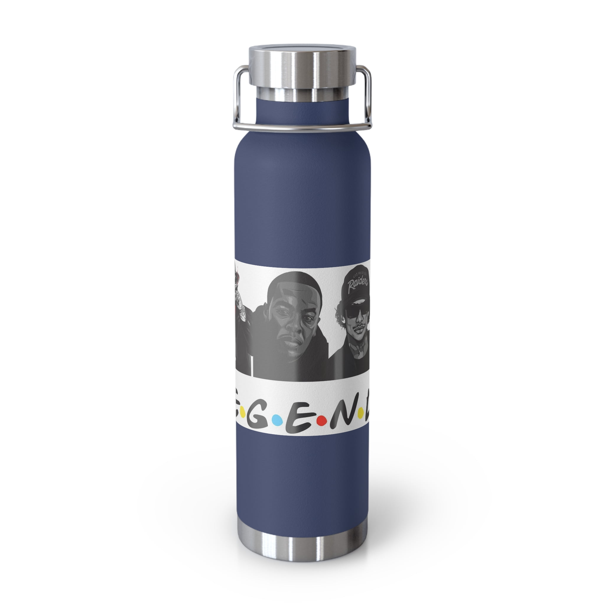 West Coast Legends Rapper Logo on 22oz Copper Vacuum Insulated Bottle ...