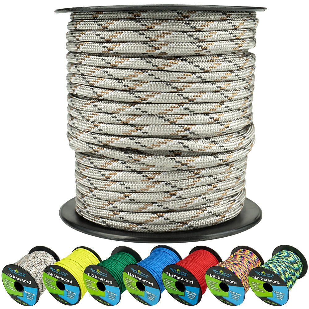 West Coast Paracord 550lb Paracord Spools - 7 Strand Type III Tactical ...
