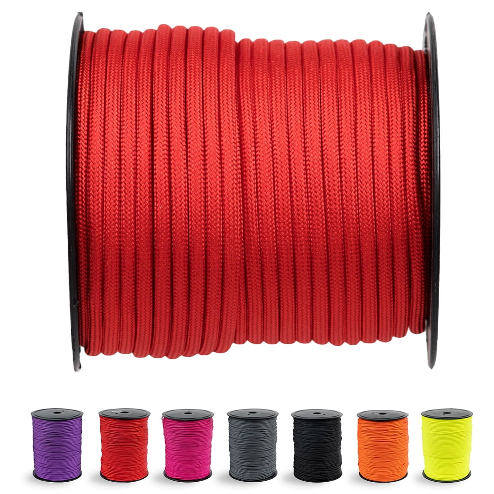 West Coast Paracord 550lb Paracord Spools - 7 Strand Type III Tactical Parachute Cord for Hiking ...