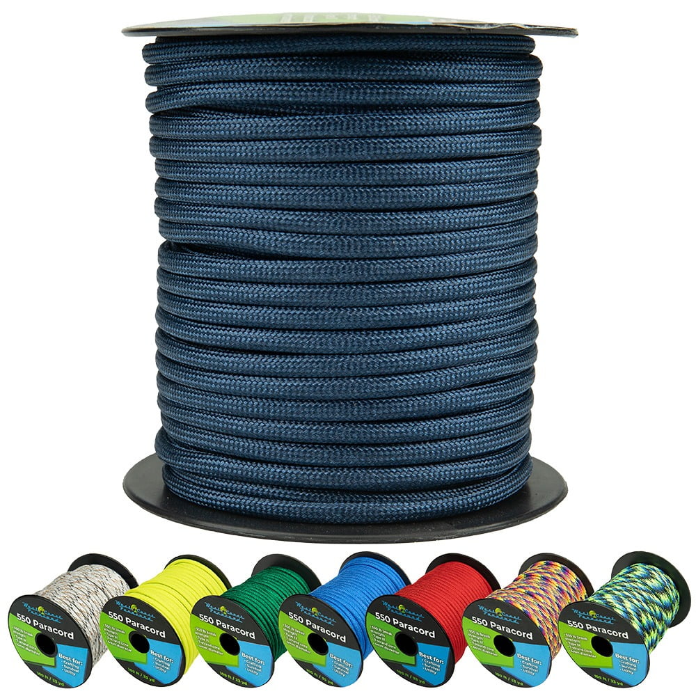 West Coast Paracord 550lb Paracord Spools - 7 Strand Type III Tactical ...