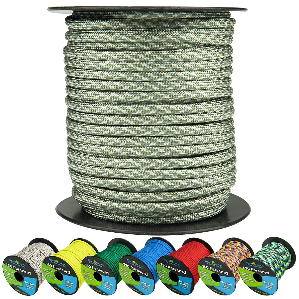 West Coast Paracord 550lb Paracord Spools - 7 Strand Type III Tactical ...