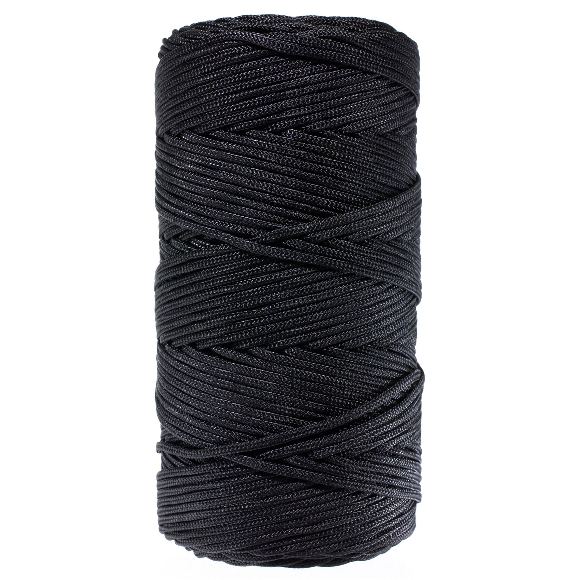 West Coast Paracord Braided Nylon Decoy Line - Dyed and Tarred Black ...