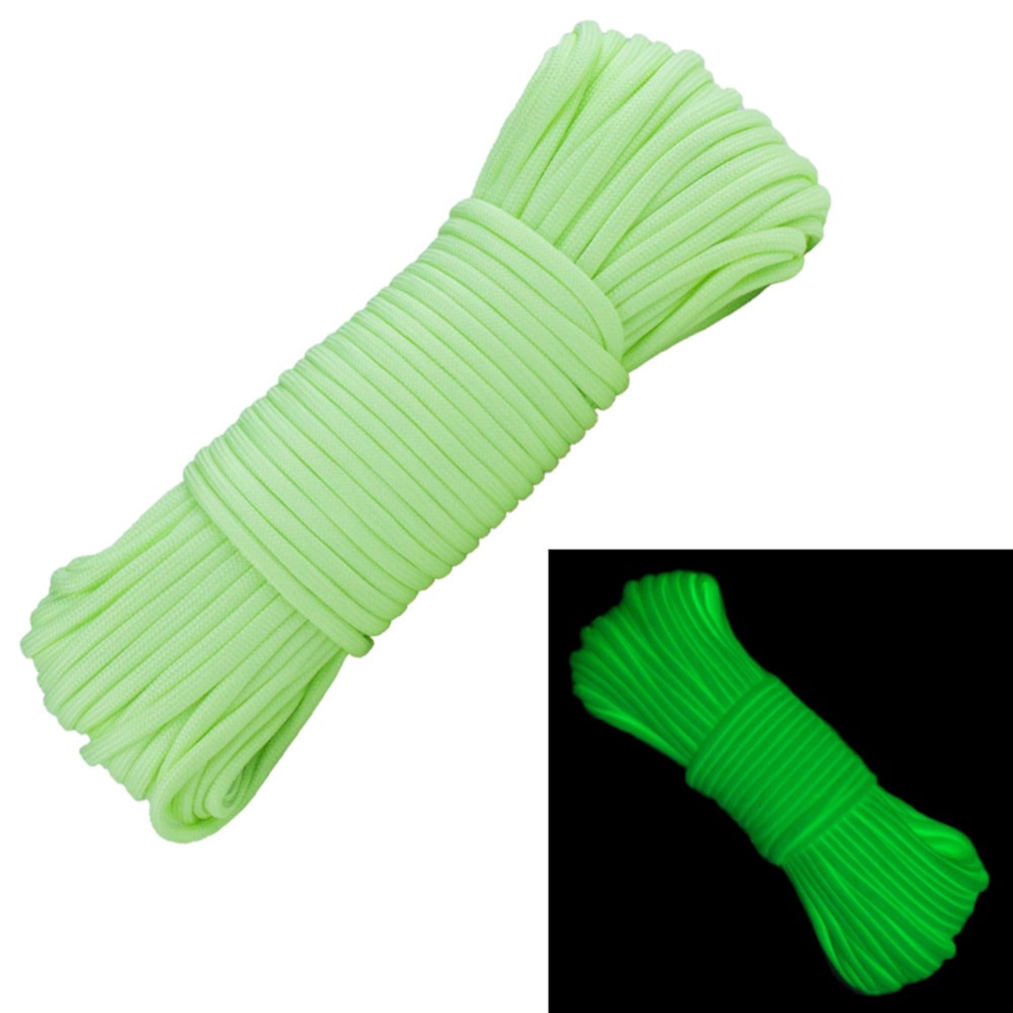 West Coast Paracord Luminous Type III 7 Strand Nylon Glow in the Dark ...