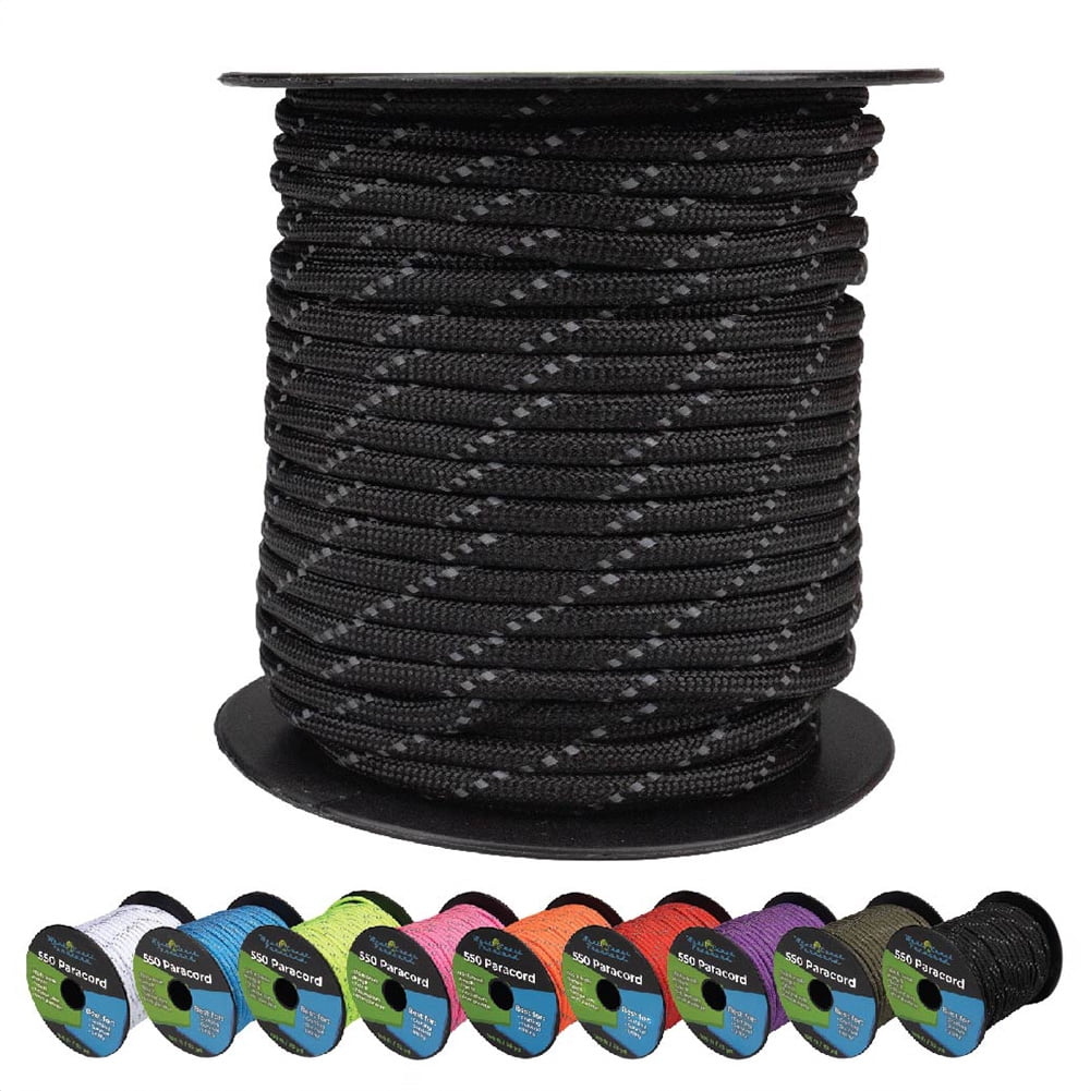 West Coast Paracord Reflective 550lb Paracord – 7 Strand Type III ...