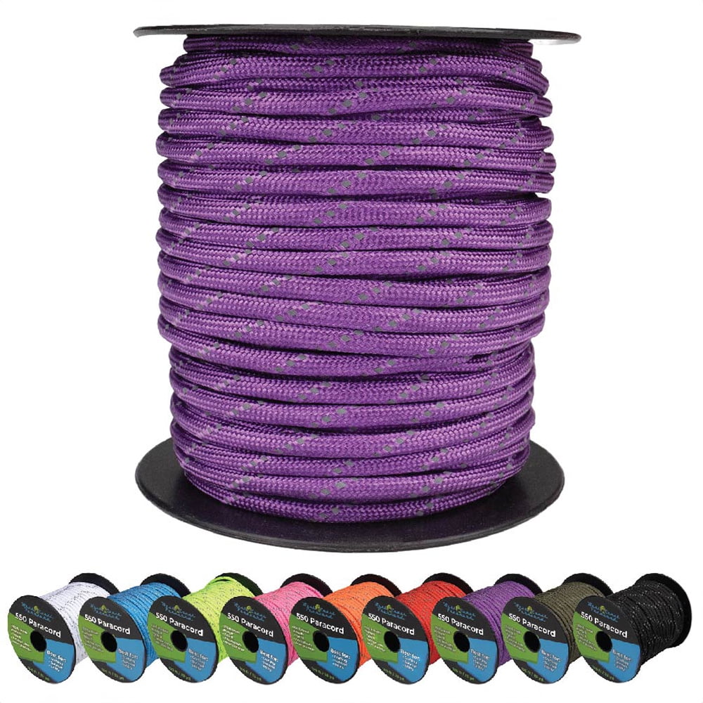 West Coast Paracord Reflective 550lb Paracord – 7 Strand Type III ...