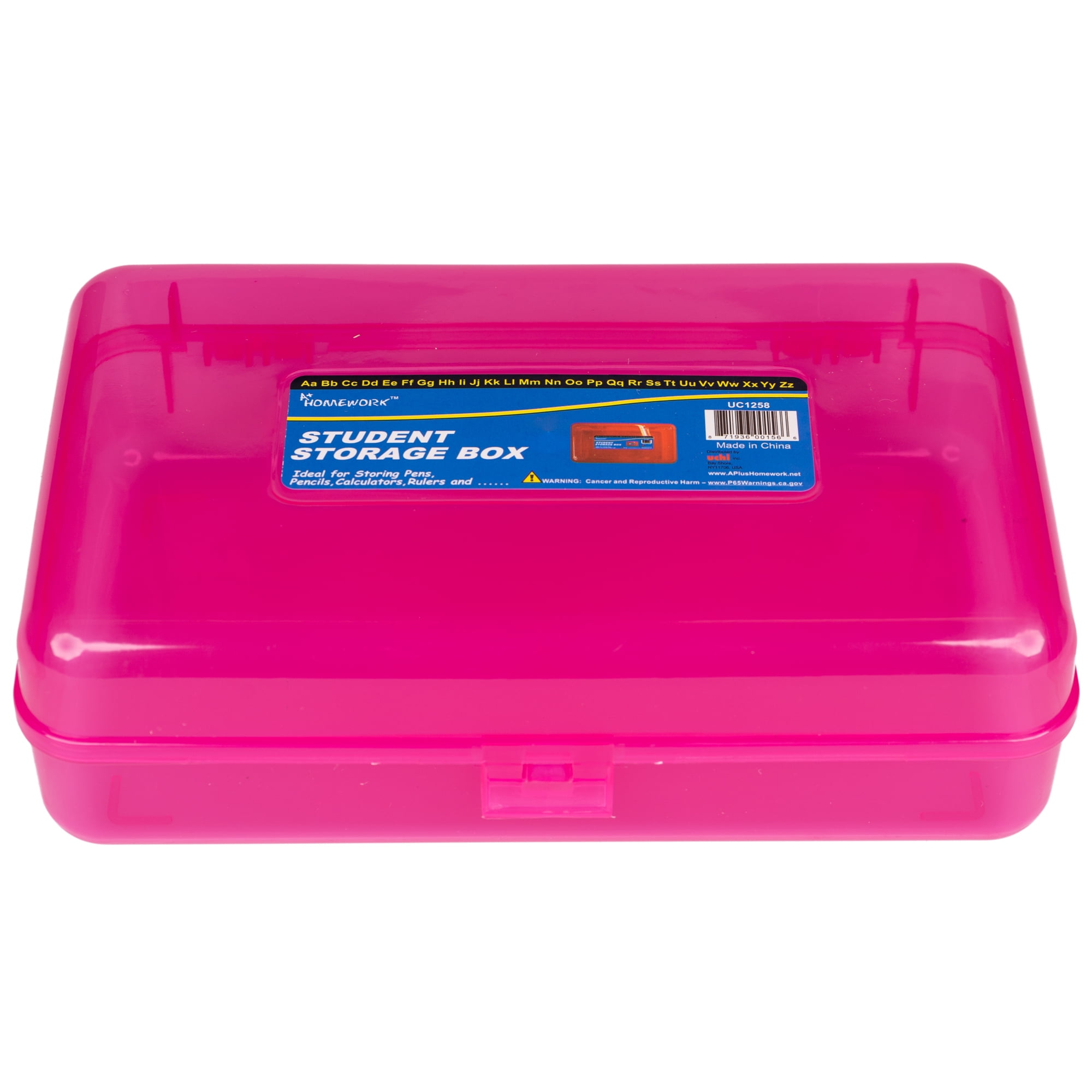 West Coast Paracord Transparent Colored Pencil Box Storage Office ...
